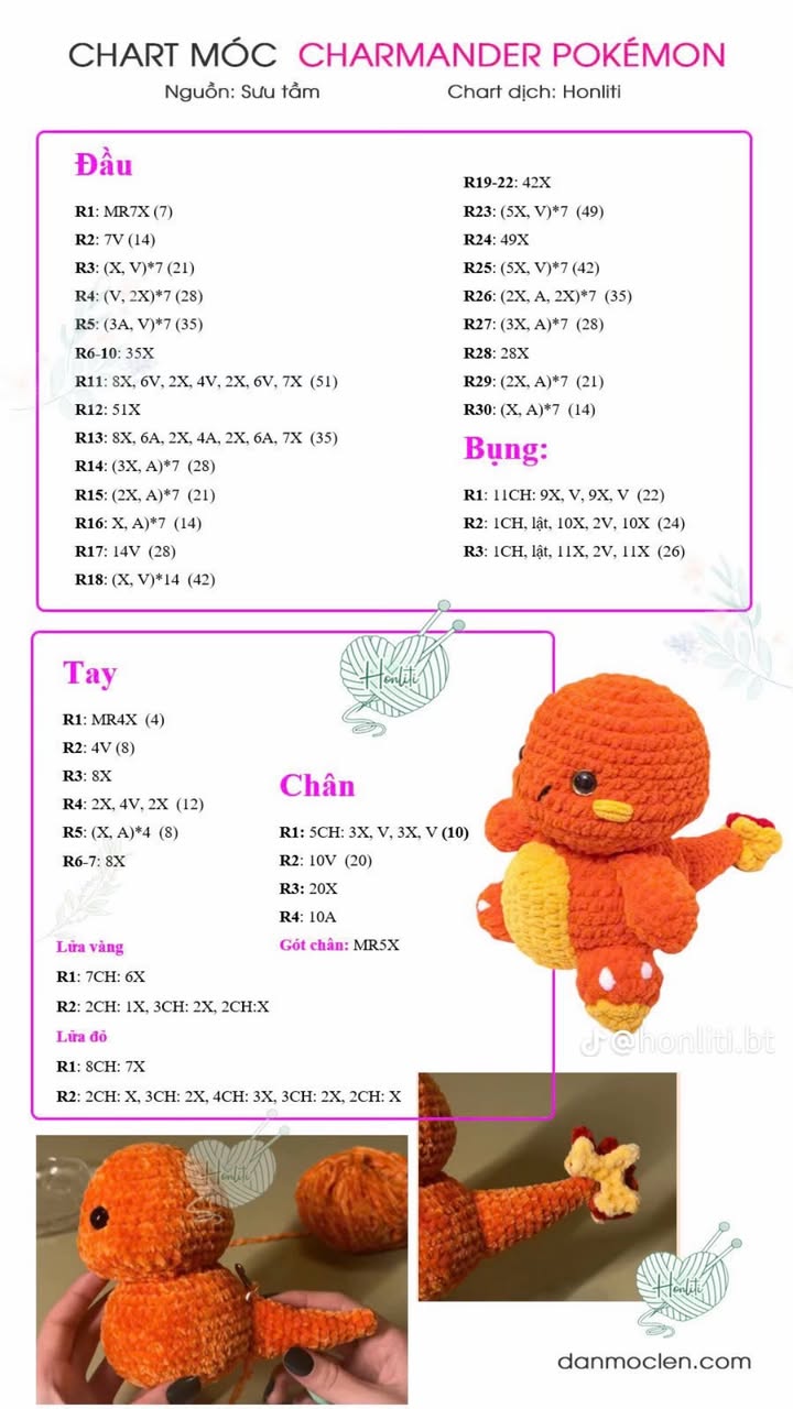 Khám Phá Chart Móc Charmander Pokémon Siêu Dễ Thương / 2025-05-11 01:1 ...