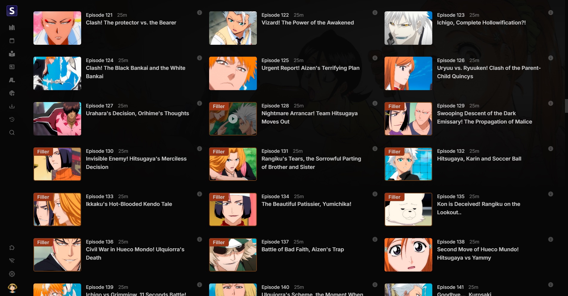 Anime entry - Seanime