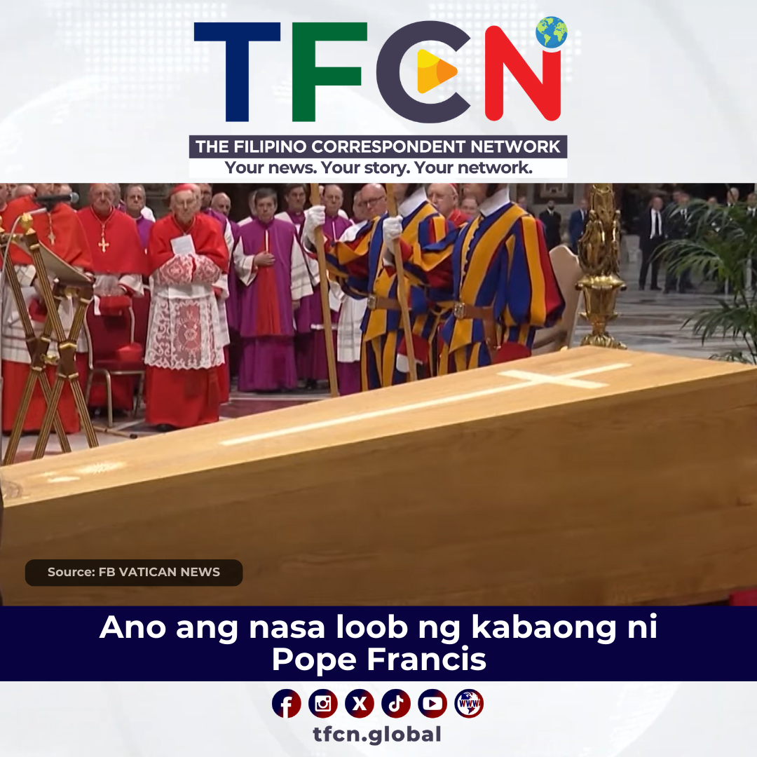 Ano ang nasa loob ng kabaong ni Pope Francis?