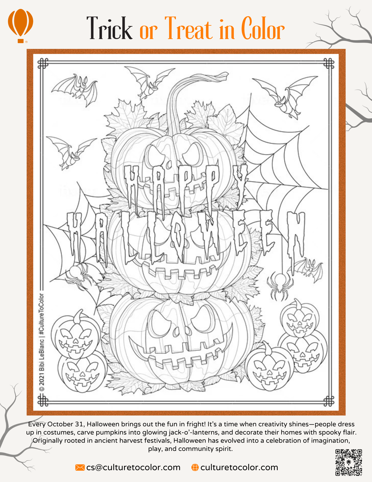 👻 A Little Halloween Magic + A Free Coloring Treat!
