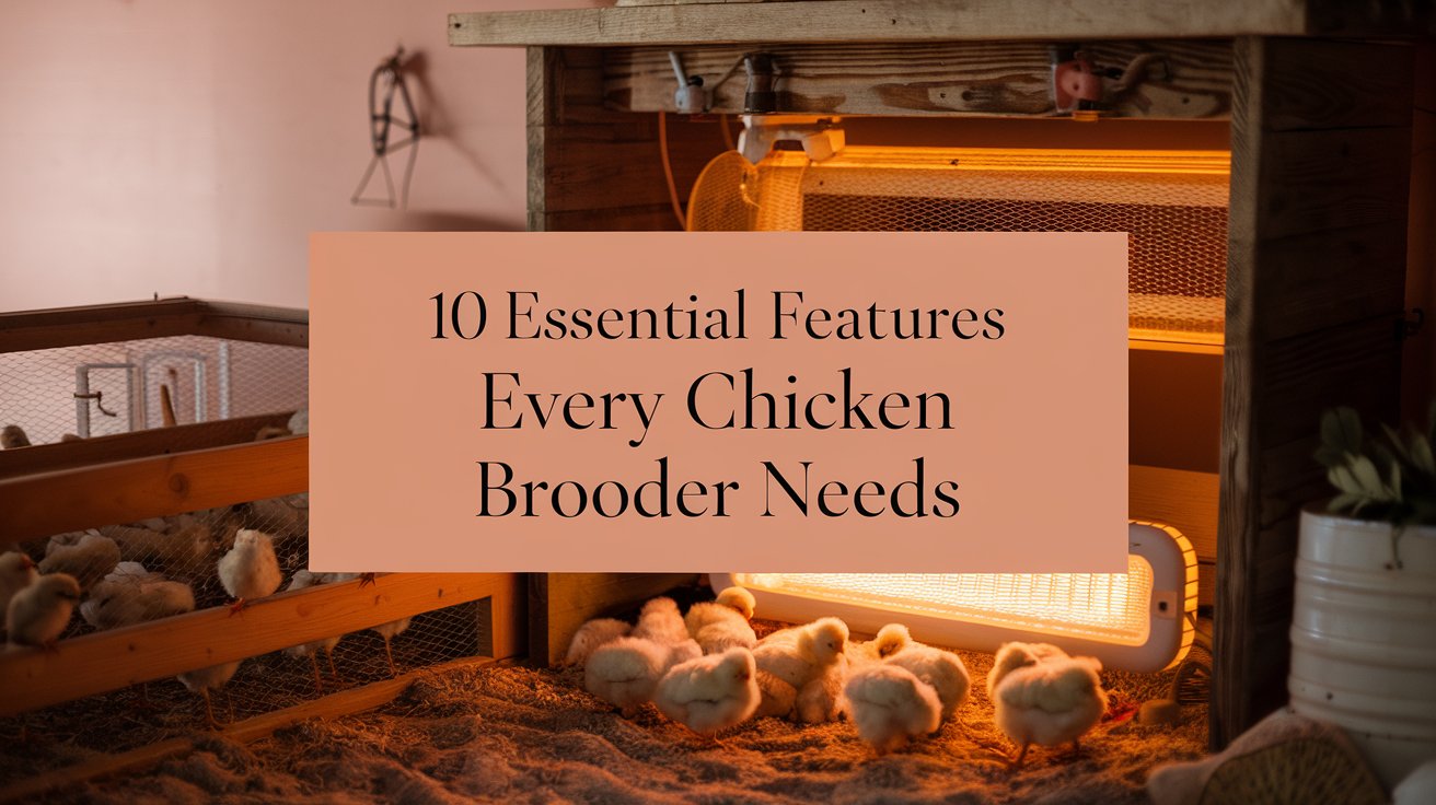 6 Essential Features Every Chicken Brooder Needs