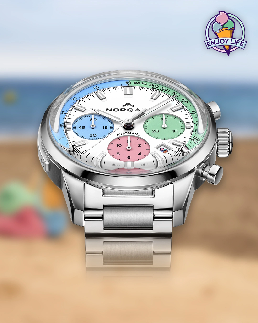 NORQAIN / Freedom 60 Chrono Enjoy Life Special Edition - WATCHESPEDIA