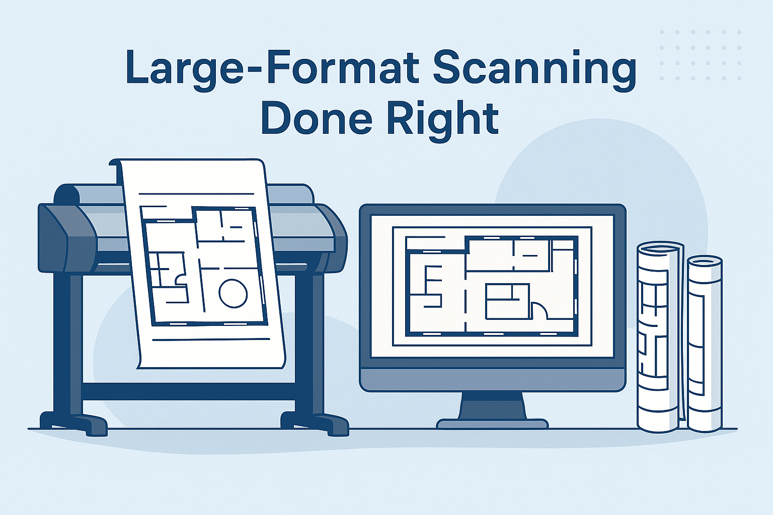 Large-Format Scanning Done Right: Blueprints, Maps, and Oversized Drawings