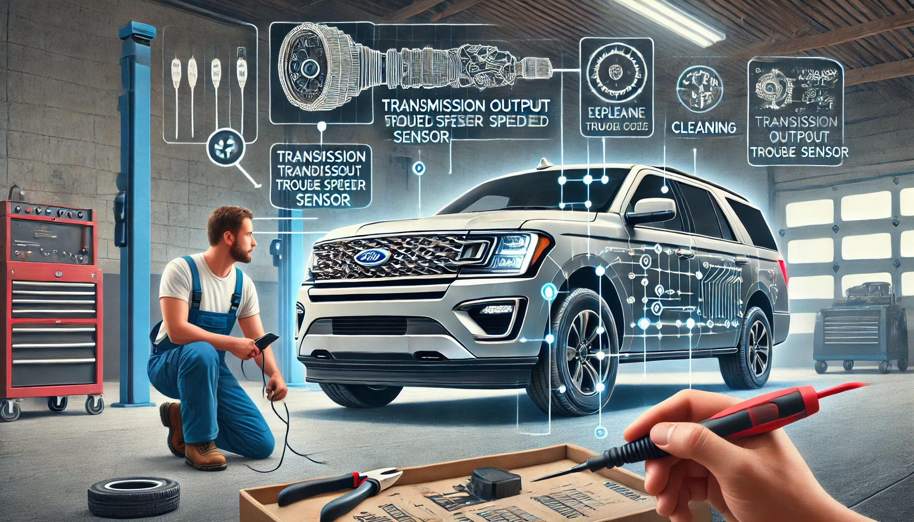 Diagnose and Repair: Ford Expedition Transmission Output Speed Sensor