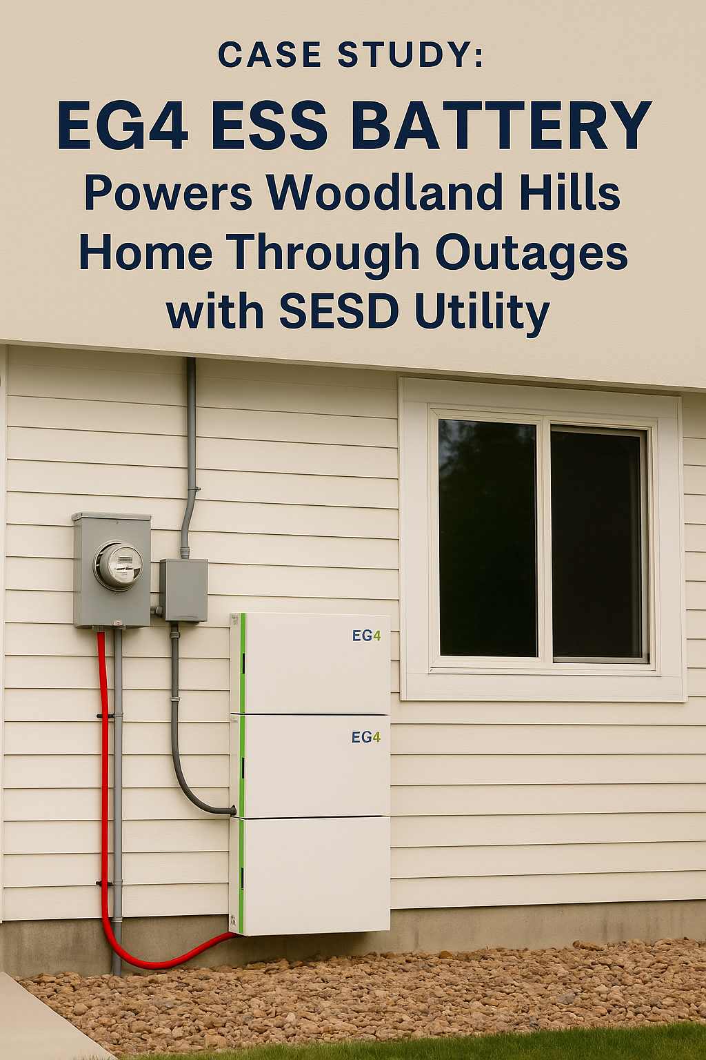 Case Study: EG4 ESS Battery Powers Woodland Hills Home Through Outages ...