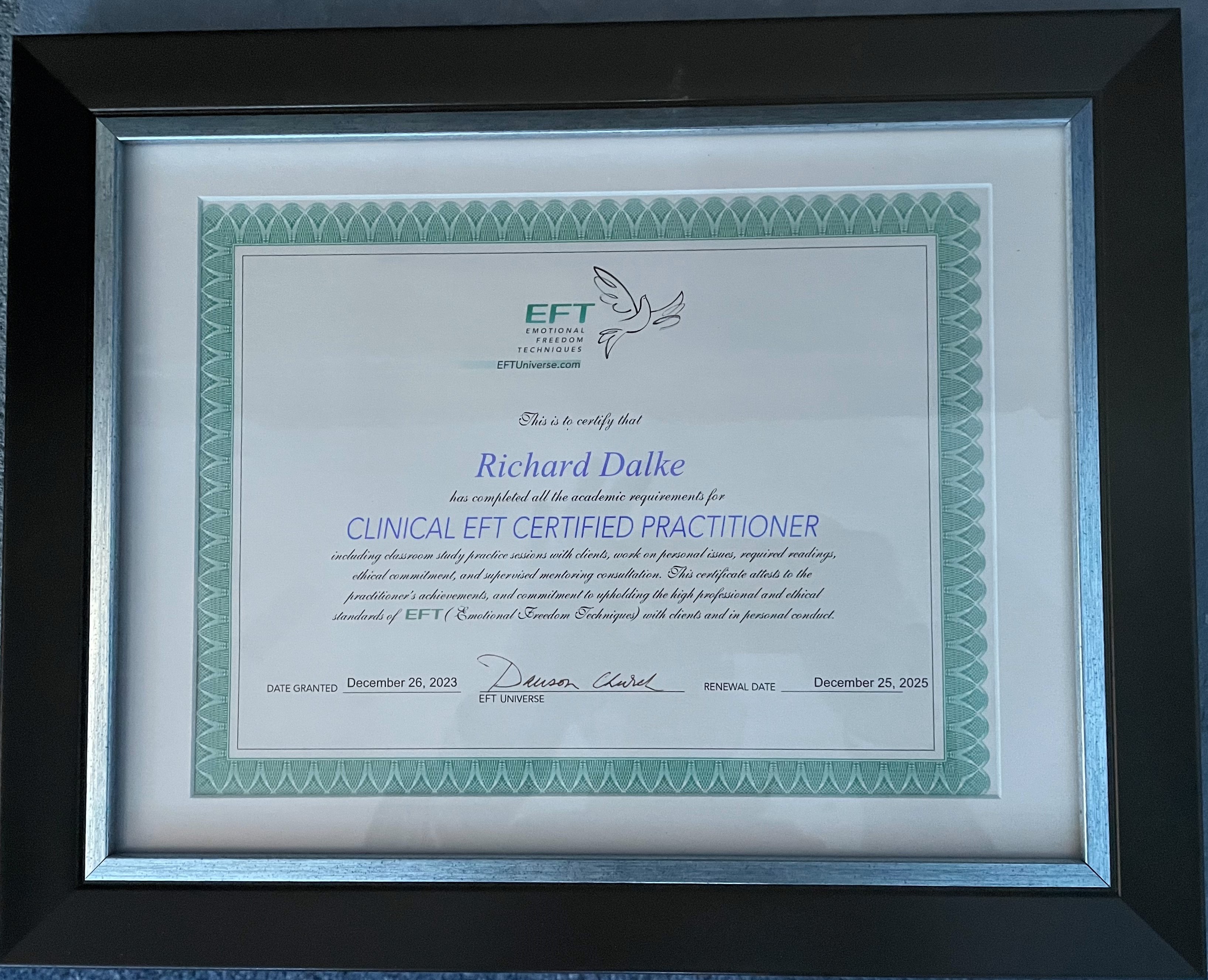 Clinical EFT Certification