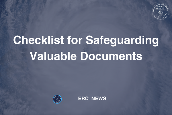 Checklist for Safeguarding Valuable Documents