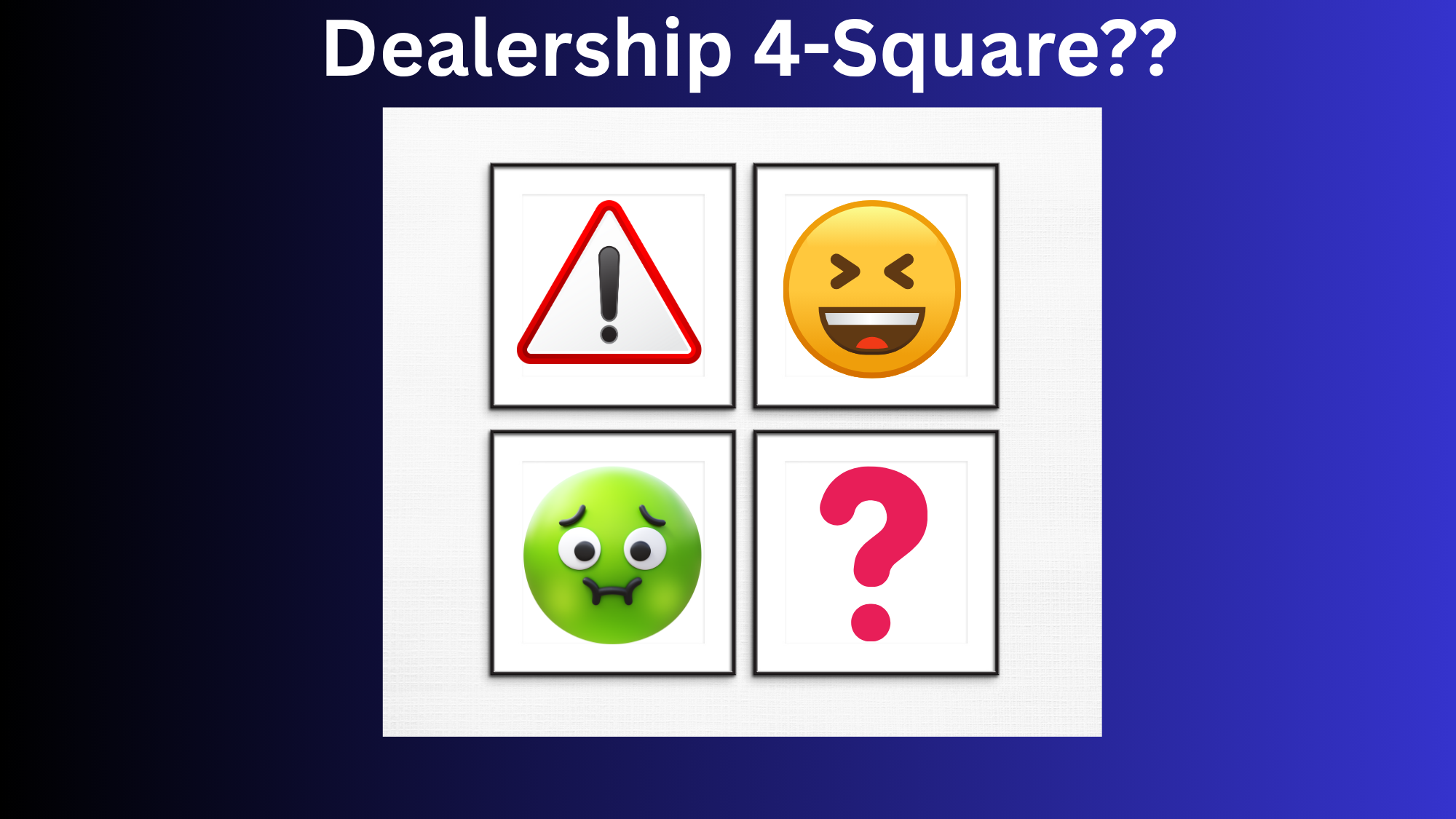 The Four-Square Worksheet: What It Is and How Dealers Use It to Control ...
