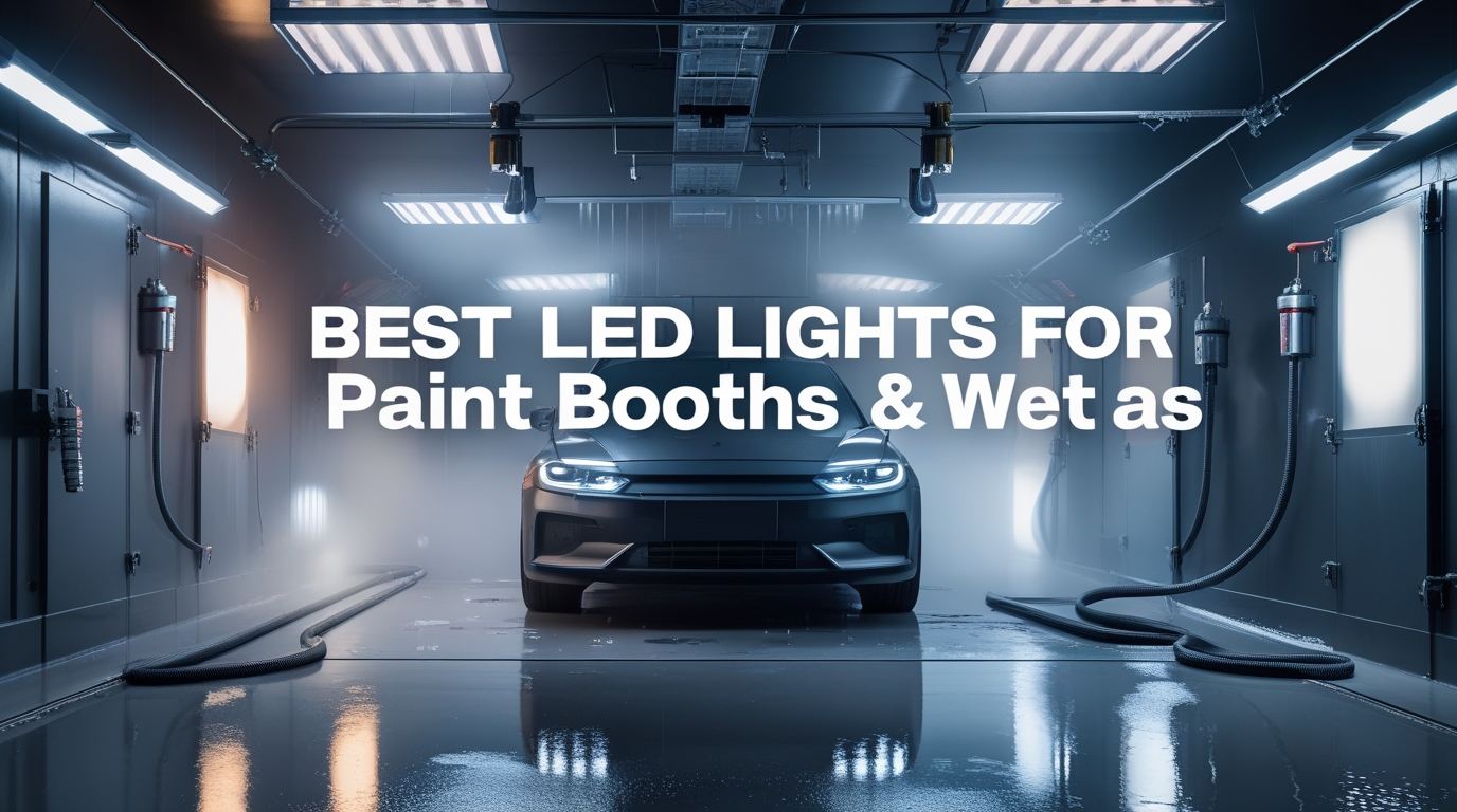 Top Paint Booth Lights and Wet Area LED Solutions for Safety and ...