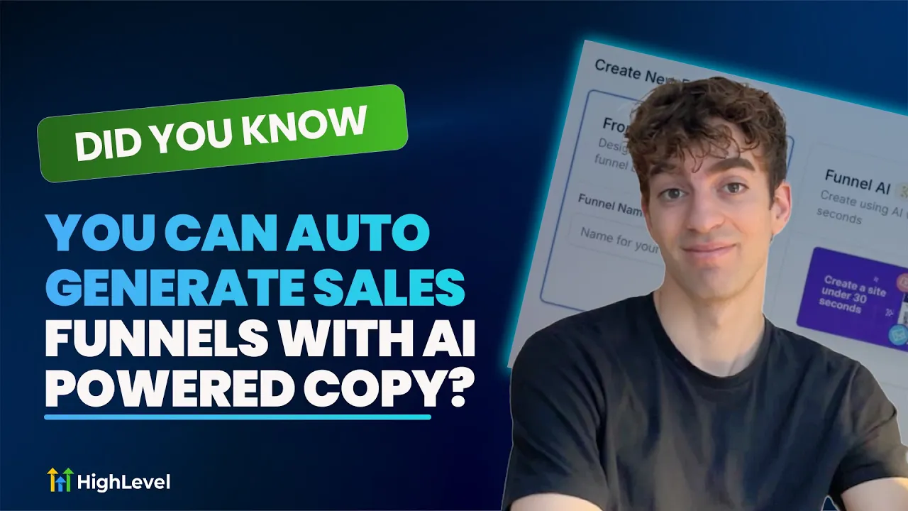 Did You Know You Can Auto-Generate Sales Funnels With AI-Powered Copy?