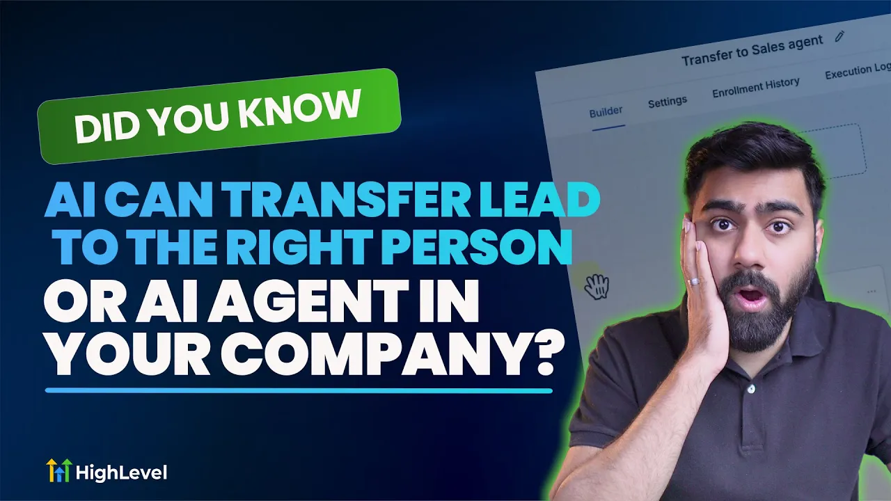Did You Know AI Can Transfer Leads To The Right Person or AI Agent in ...