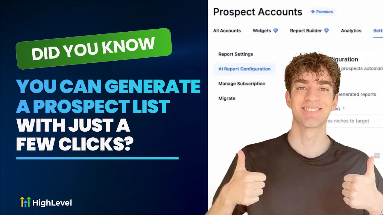 Did You Know You Can Generate a Prospect List with Just a Few Clicks?