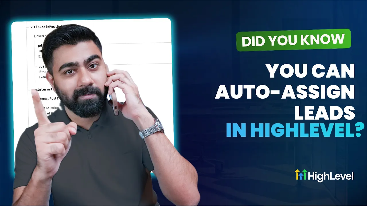 Did You Know You Can Auto Assign Leads in HighLevel?