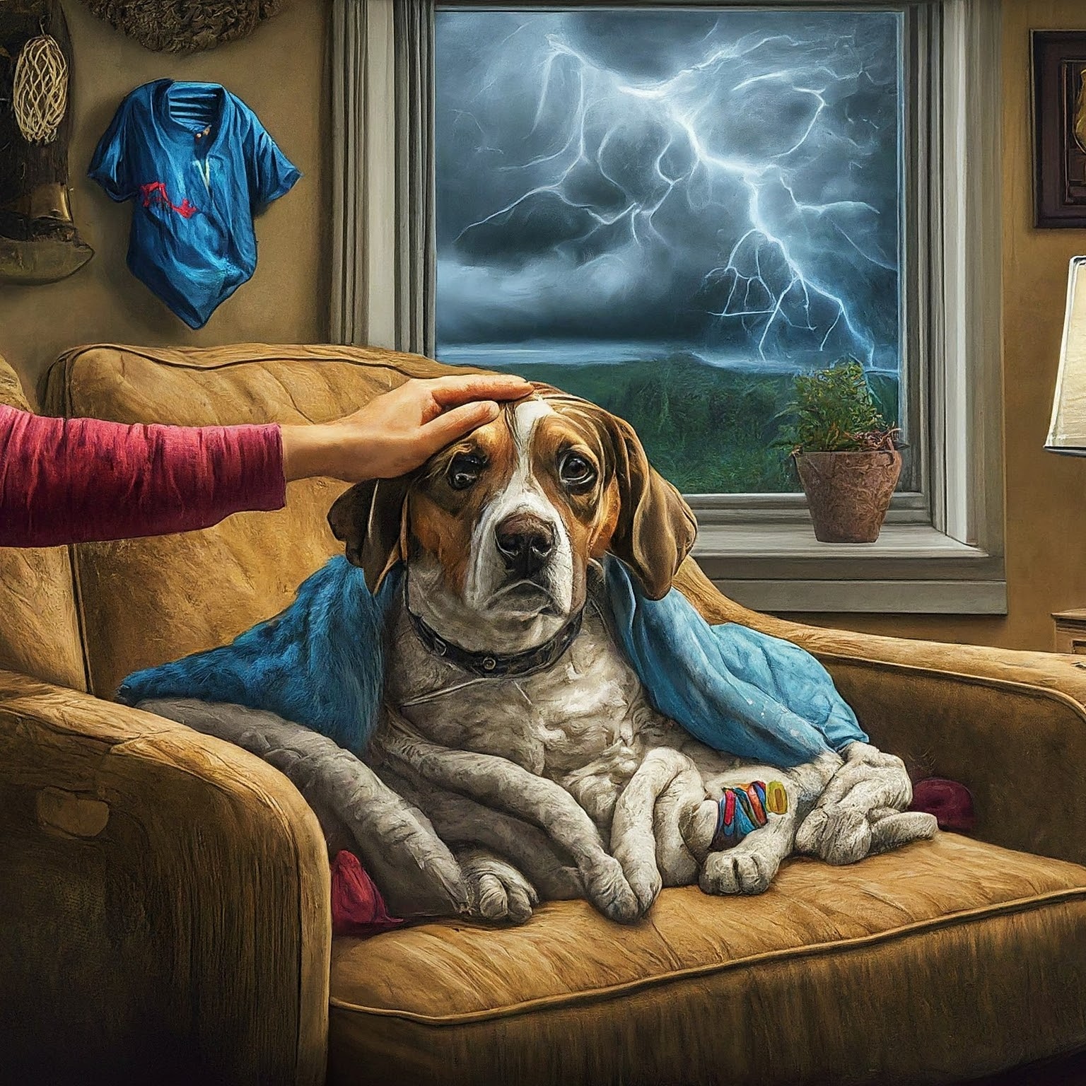 Thunderstorms and Terror: How to Calm Your Scaredy-Dog