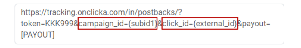 Setting Postback for Accurate Conversion Tracking at OnClickA | OnClickA AD Network
