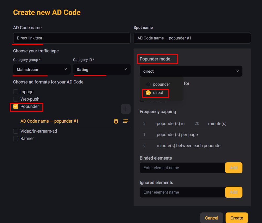 Monetize Traffic with Direct Link in a Couple Clicks | OnClickA AD Network