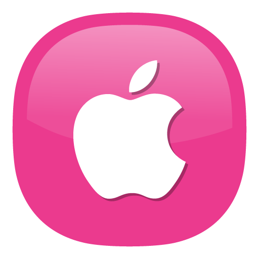 apple icon - download free icon Pink Icons on Artage.io