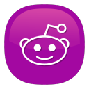 reddit icon - download free icon Purple Icons on Artage.io