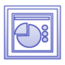 ms, powerpoint - download free icon Transparent Blue And Gray on Artage.io
