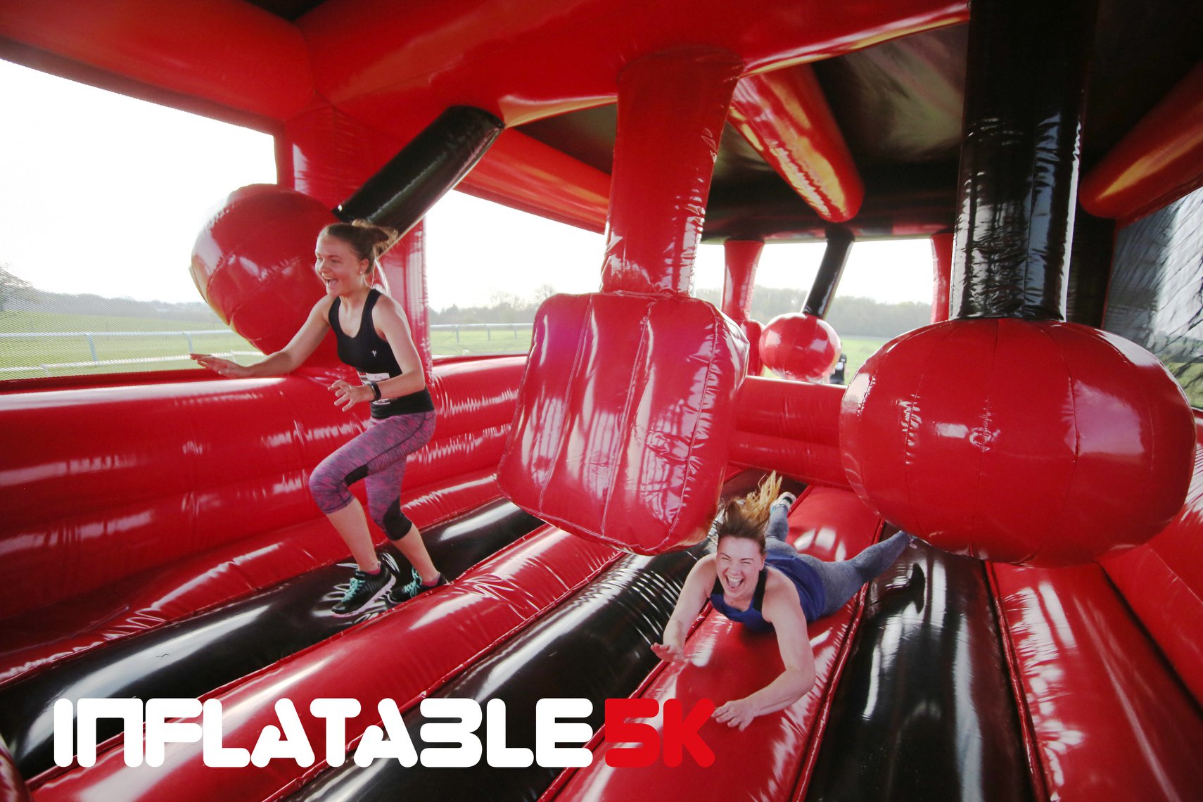 Inflatable 5k at Cheltenham Racecourse | Cheltenham Rocks