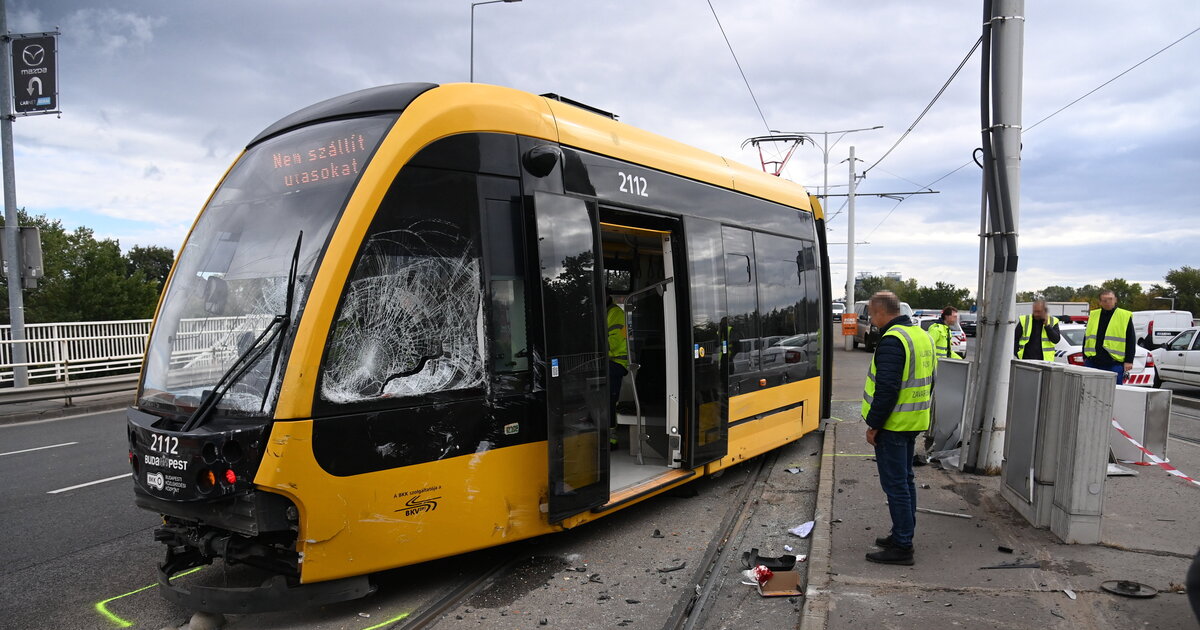 Szörnyű baleset történt Budapesten, kisiklott a villamos és sérült is ...