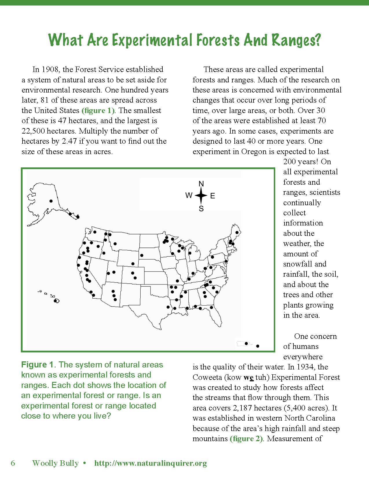Spotlight on Experimental Forests and Ranges: Coweeta Experimental ...