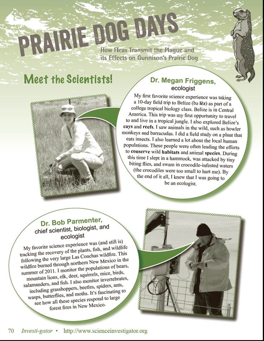 Prairie Dog Days: How Fleas Transmit the Plague and its Effects on ...