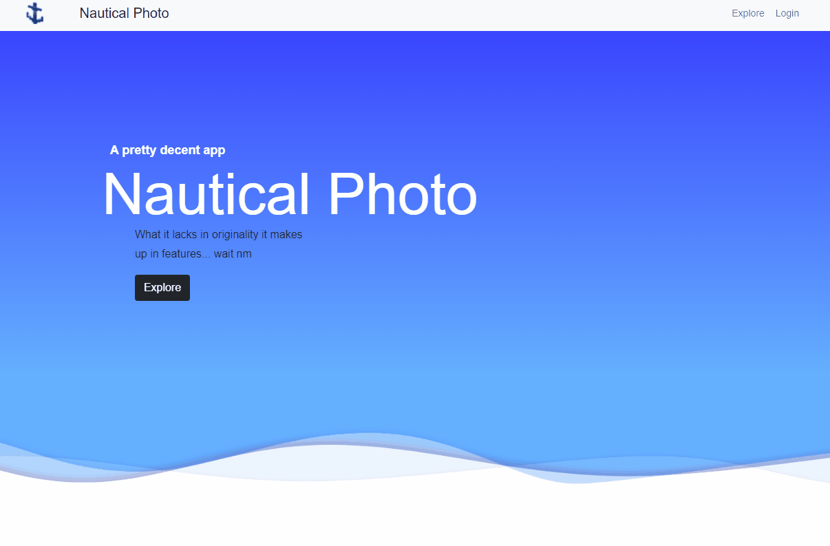 GitHub - MikeB007/Nautical-Photo: Relatively simple "Instagram" clone