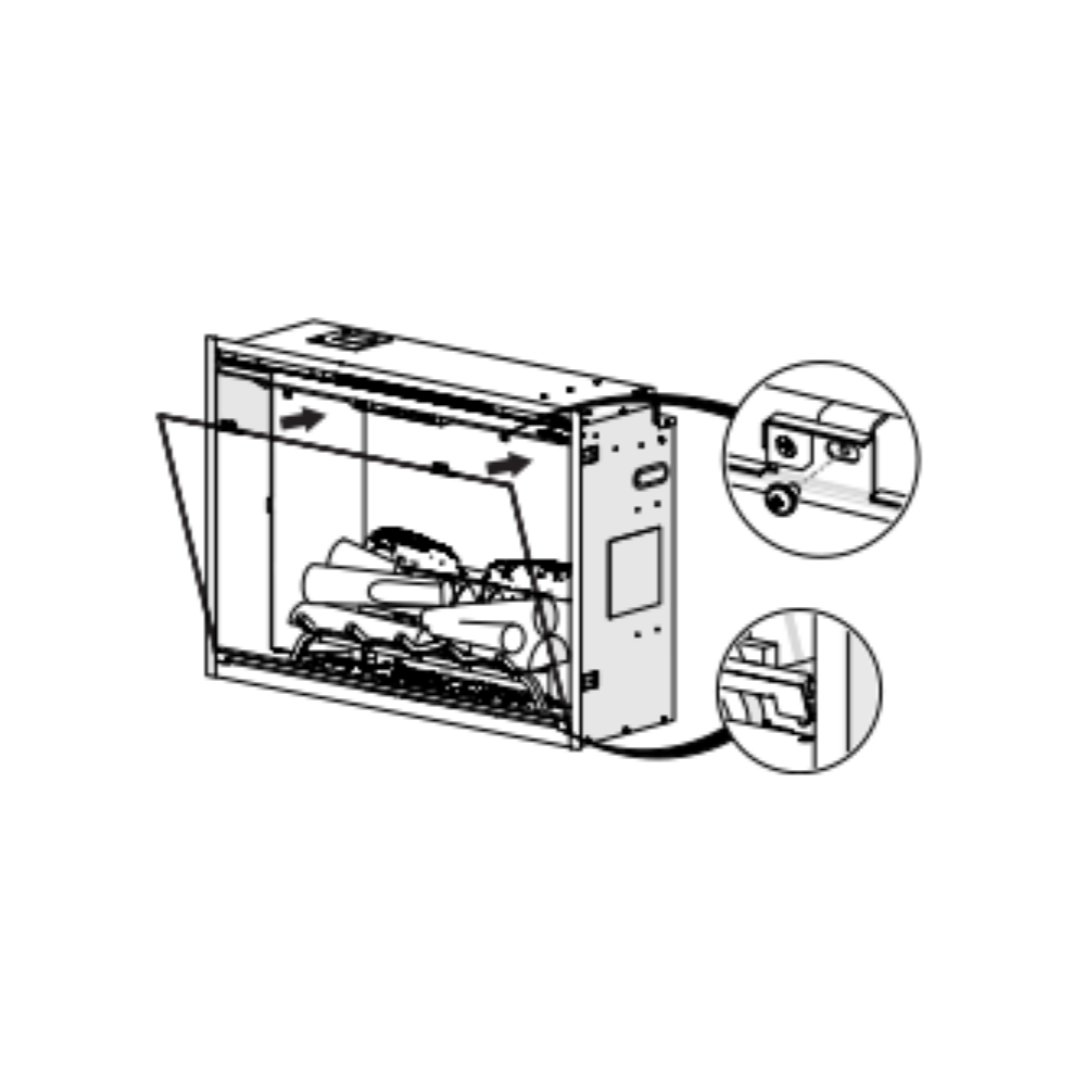 Dimplex Revillusion 24 Traditional Built-In Electric Fireplace | RBF24# ...