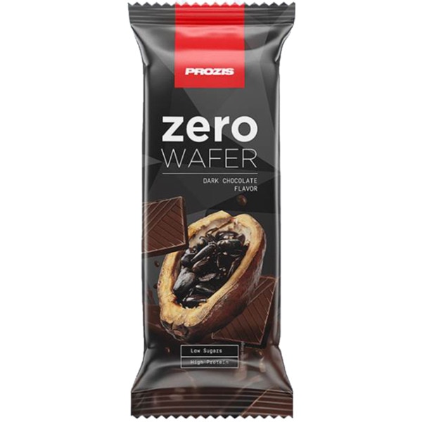 Barra Prozis Zero Wafer Choc.Dark 40g | Neomaquina Supermercados