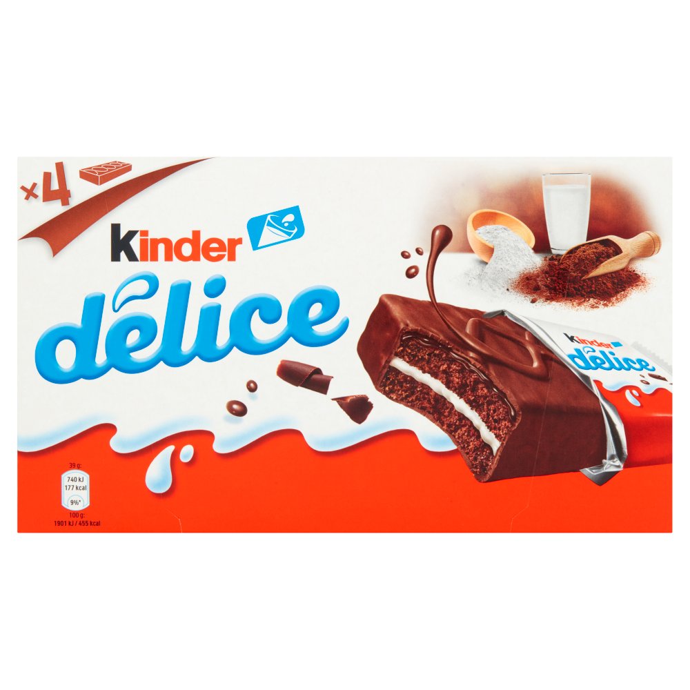 Kinder Delice 4*39g | Neomaquina Supermercados