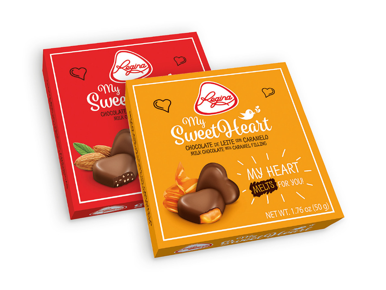 Bombons Regina Coracao Caramelo 50g | Neomaquina Supermercados