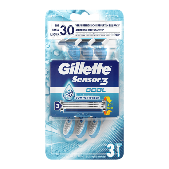 Gillette Sensor 3 Cool 3un | Neomaquina Supermercados