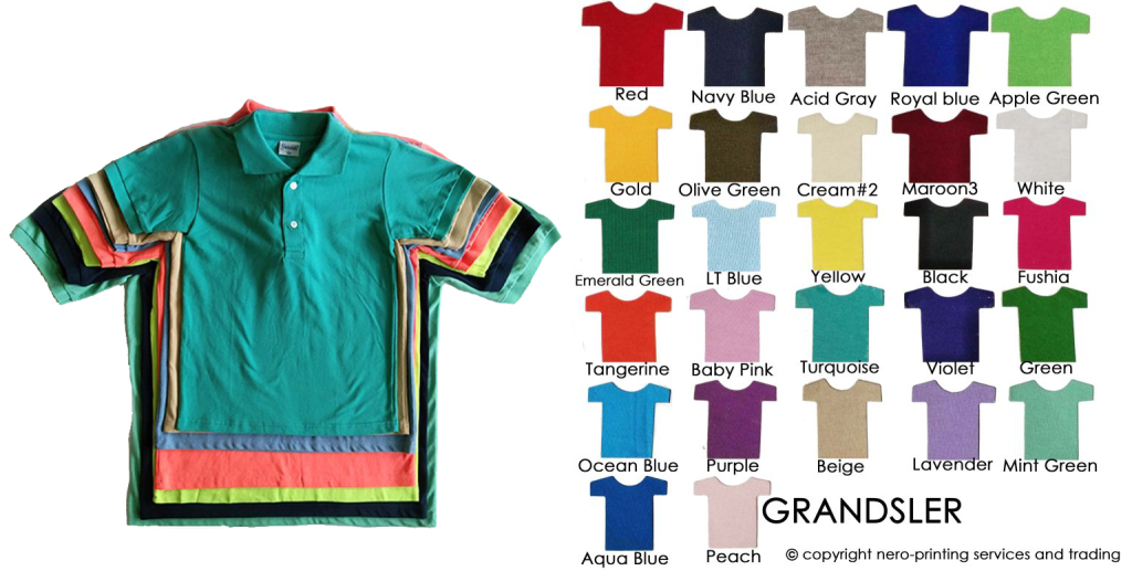 Shirts and Polo Tシャツとポロ | NERO PRINTING SERVICES