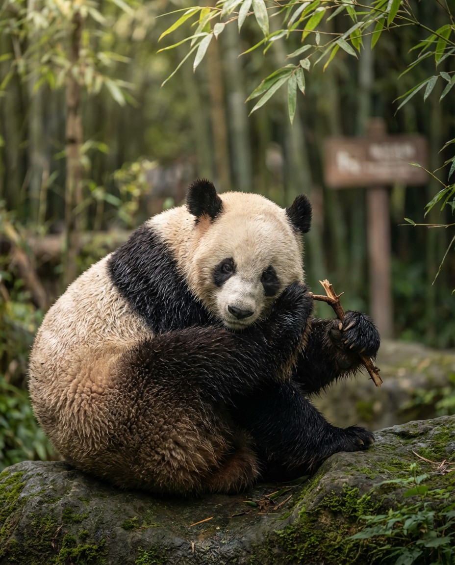 Giant Panda Tool Use - Neumap AI