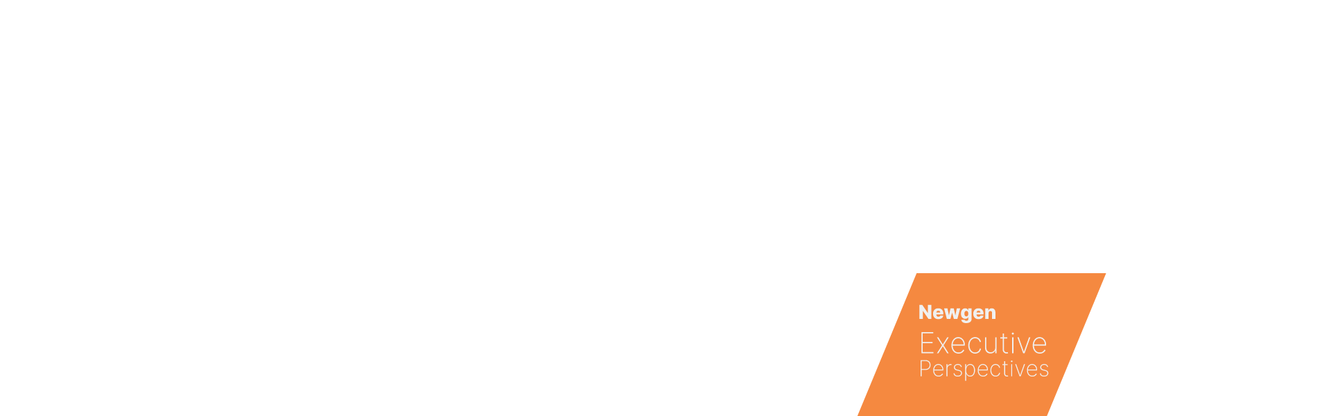Newgen Executive Perspective