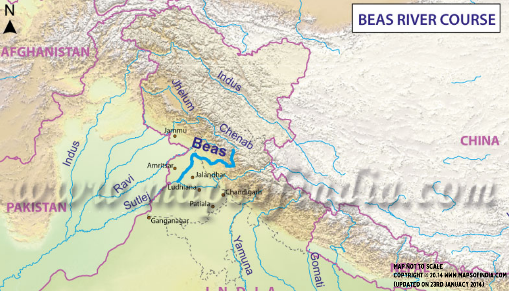 'The Beas River' by Parnika