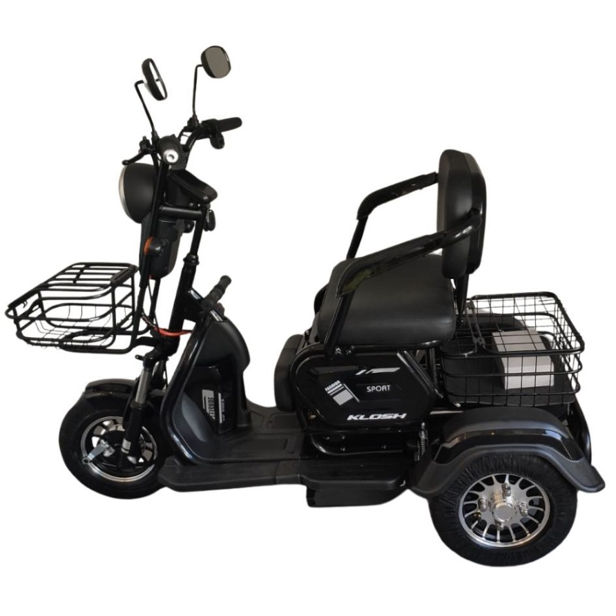 Triciclo Elétrico KLOSH 800w 3 lugares PRETO em Rio Grande/RS, Bairro