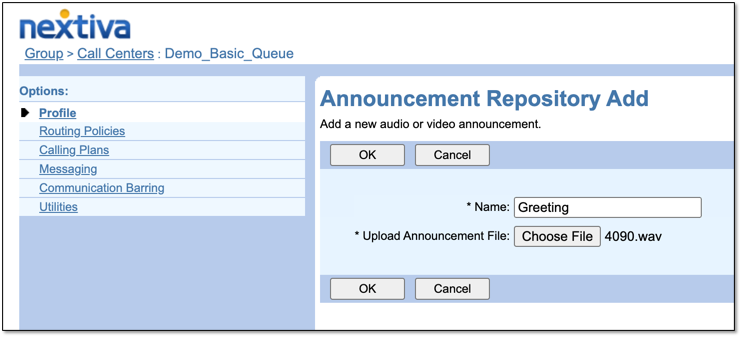 Nextiva Voice - Call Center Announcements | Nextiva Support