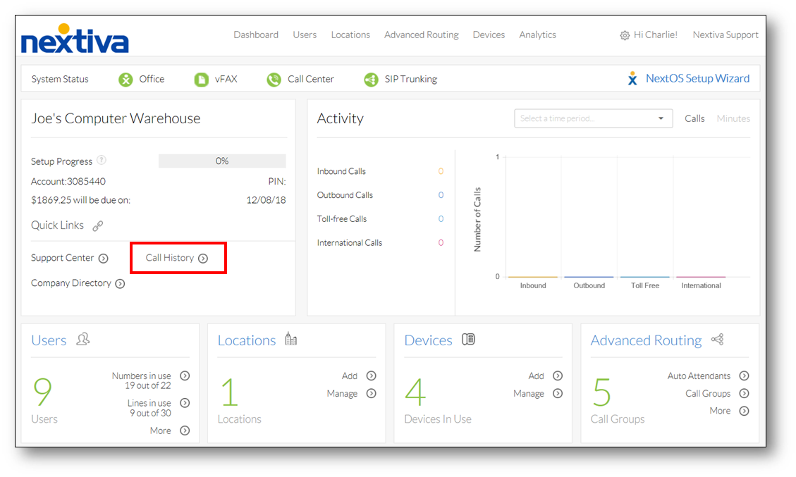 Nextiva Voice - How to Print Call History | Nextiva Support
