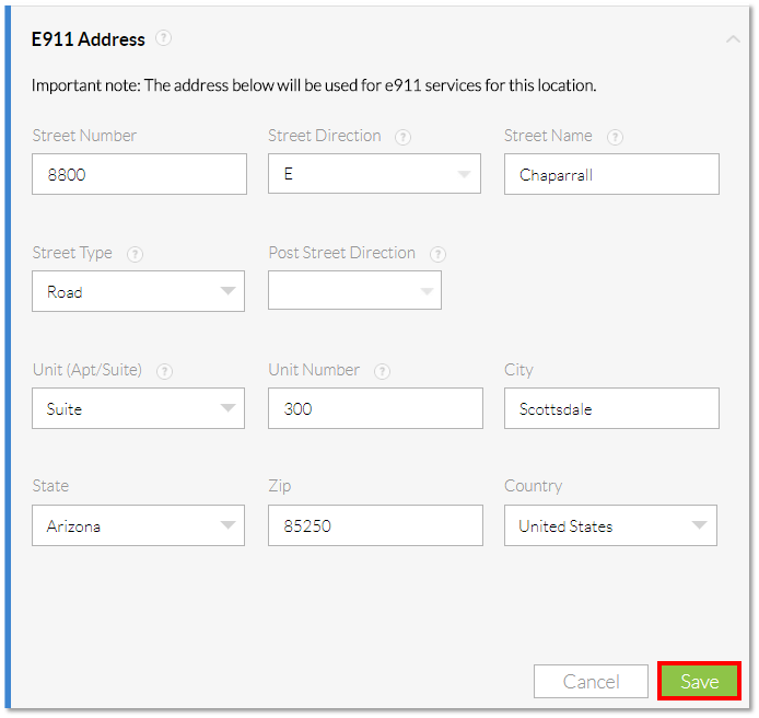 Nextiva Voice - How to Update E911 | Nextiva Support