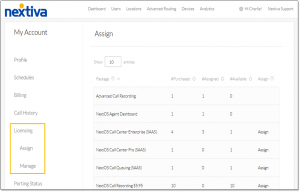 Unassigning a License in the Nextiva Voice Portal | Nextiva Support