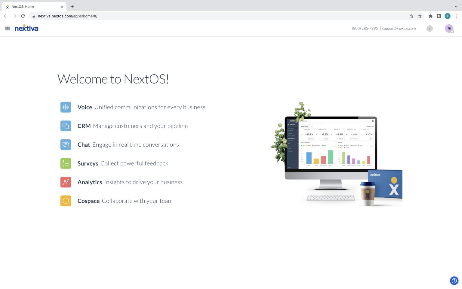 Logging Into NextOS | Nextiva Support