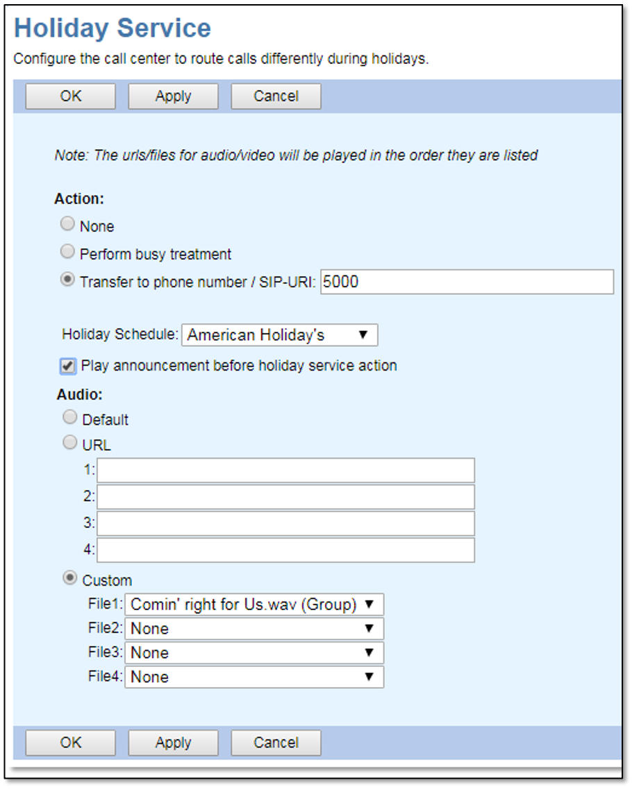 Holiday Schedules | Nextiva Support