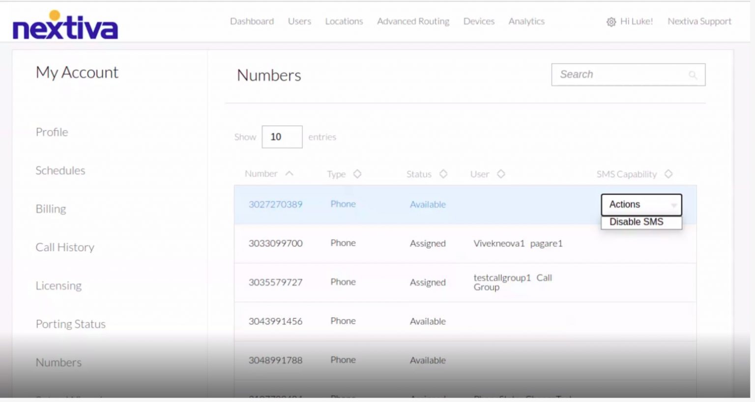 Enabling Text Messaging Sms Mms Nextiva Support