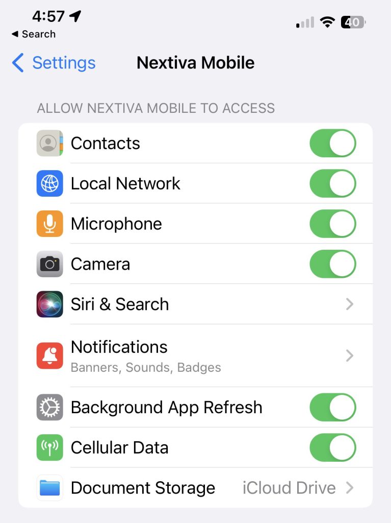 Troubleshooting Nextiva Mobile App Audio Nextiva Support