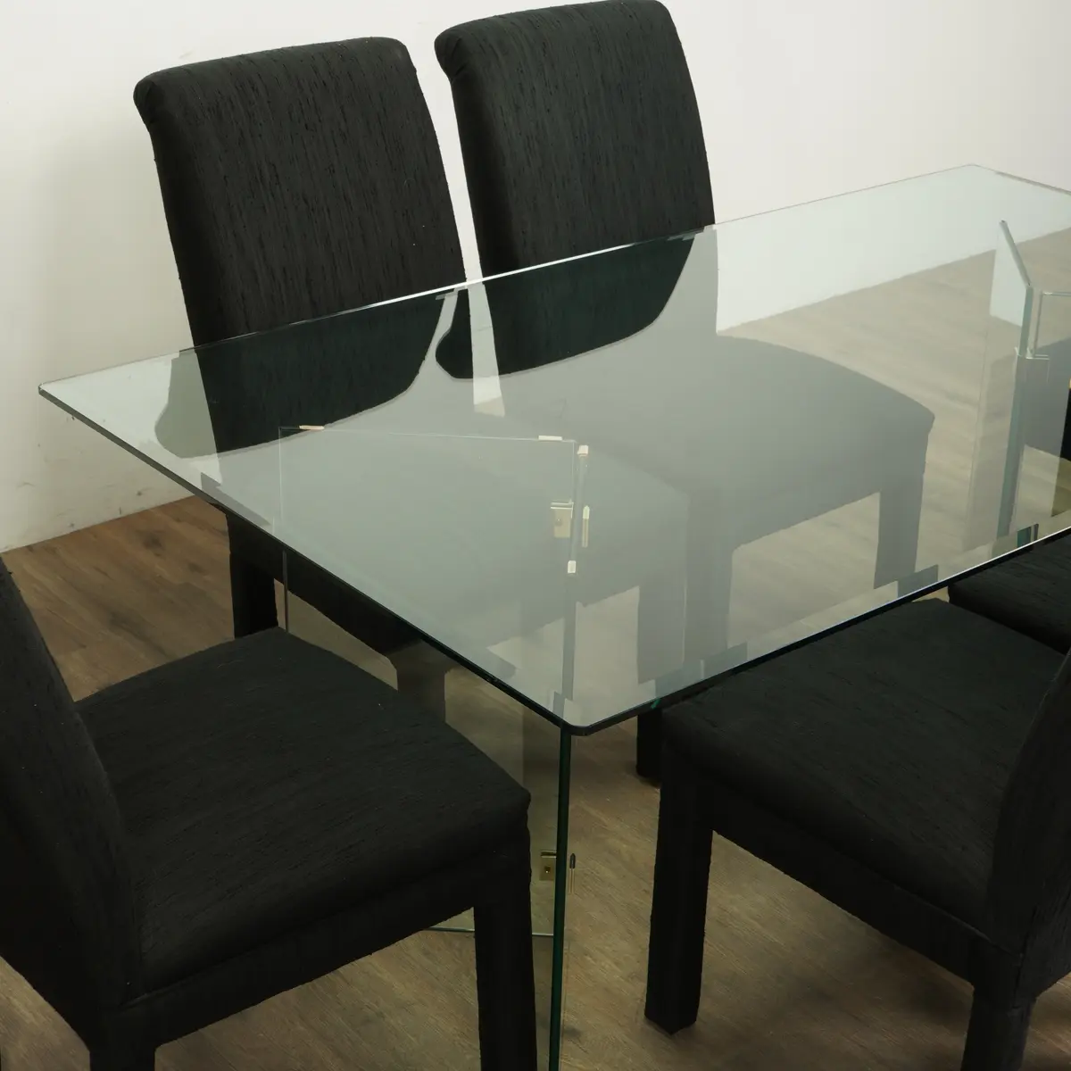 Glass Top Dining Table Set