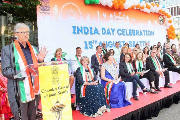 Bill Gates leads first Independence Day celebration in Seattle