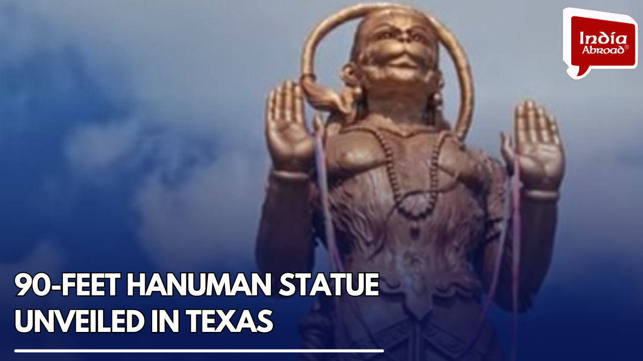 90-feet Hanuman Statue unveiled in Texas