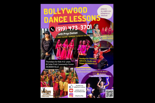 Discover Bollywood Dance & Cultural Activities in the Triangle